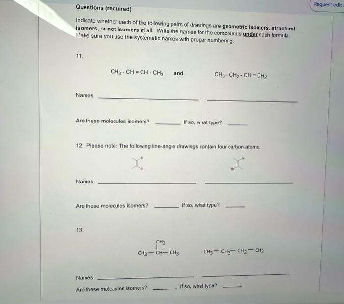 Solved The structural formula for trans-2-butene is shown in | Chegg.com