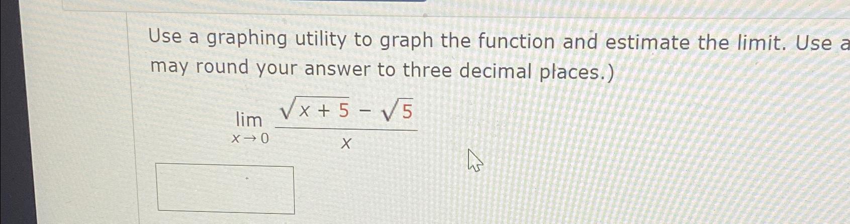Solved Use a graphing utility to graph the function and | Chegg.com