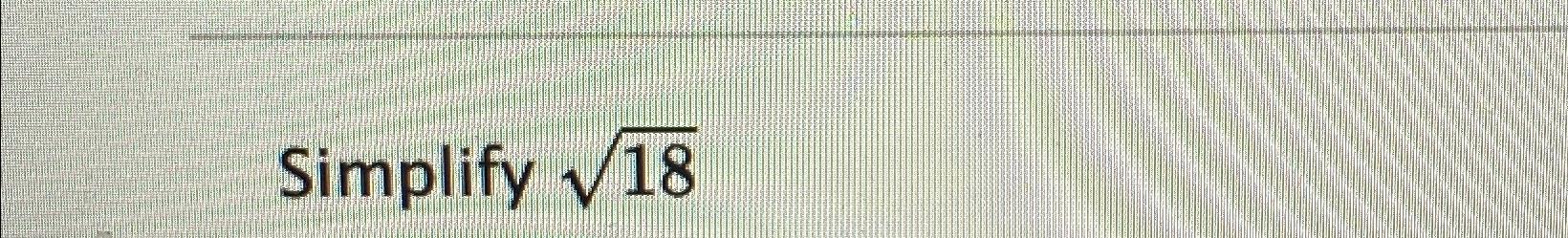 Solved Simplify 182 | Chegg.com
