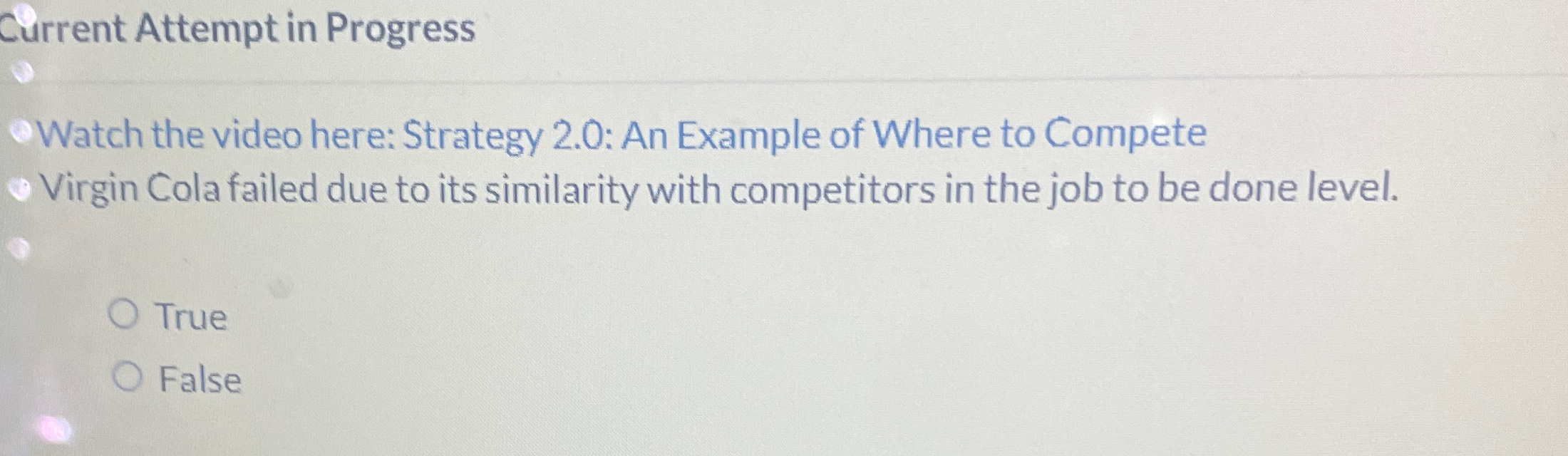 Solved Current Attempt in Progress ﻿Watch the video here: | Chegg.com