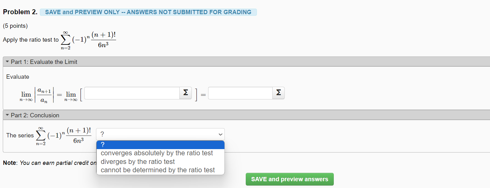 Solved need help asap Problem 2. ﻿SAVE and PREVIEW ONLY -- | Chegg.com