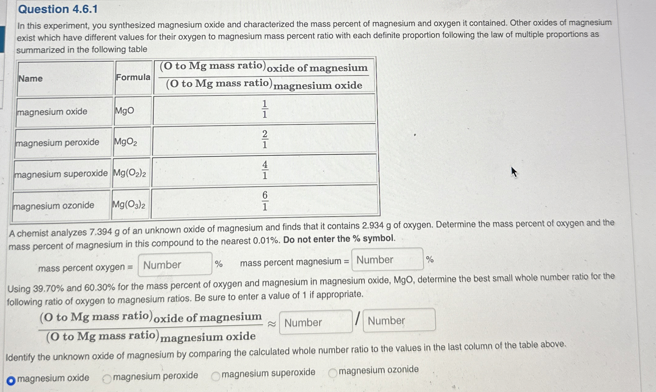 Question 4.6.1In this experiment, you synthesized | Chegg.com