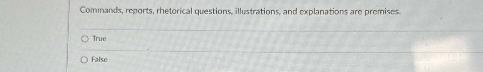 Solved Commands, reports, rhetorical questions, | Chegg.com