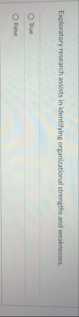 Solved Exploratory research assists in identifying | Chegg.com