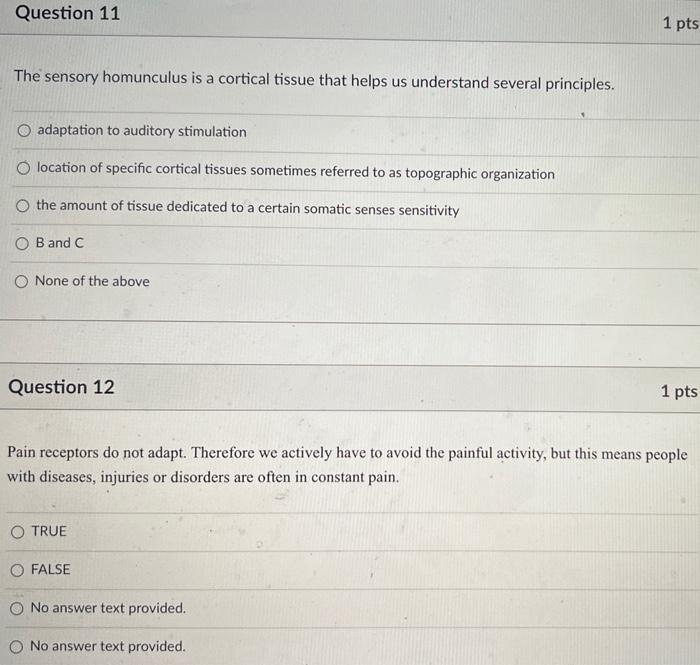 Solved Somatic sensations include balance, temperature, | Chegg.com