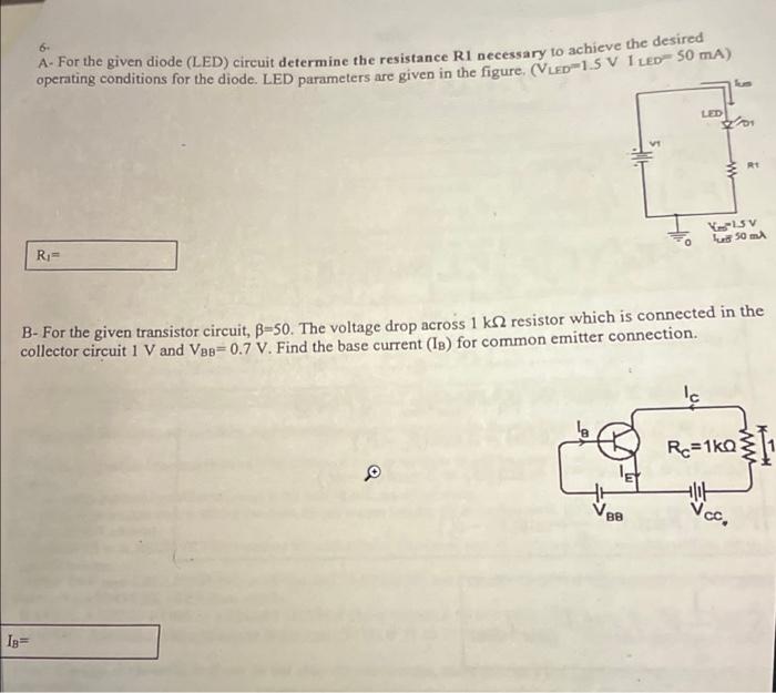 Solved 4. For the given circuit. Find the following with | Chegg.com