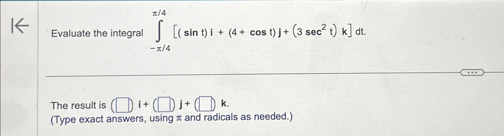 Solved Evaluate the integral | Chegg.com