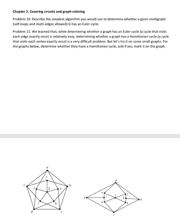 Solved Chapter 2. Covering circuits and graph coloring | Chegg.com