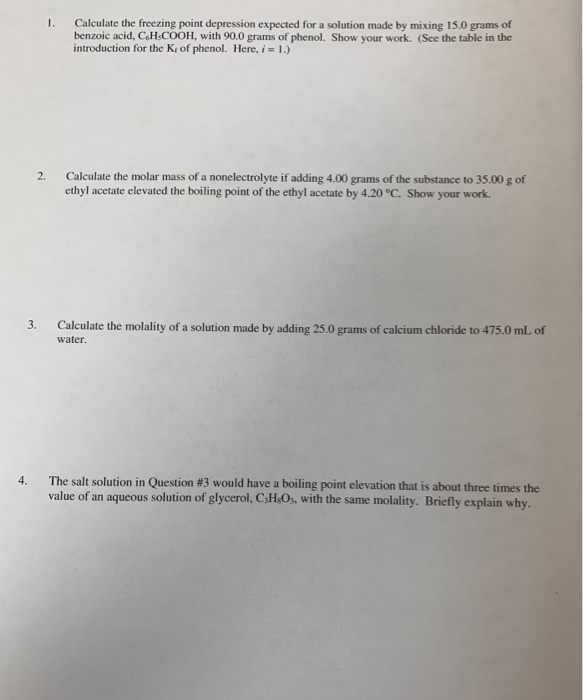 Solved DATA Boiling point of pure ethyl acetate 77.0°C | Chegg.com