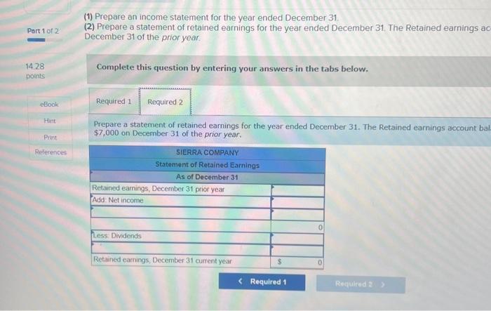 Solved QS 3-30 (Algo) Preparing an income statement \& | Chegg.com