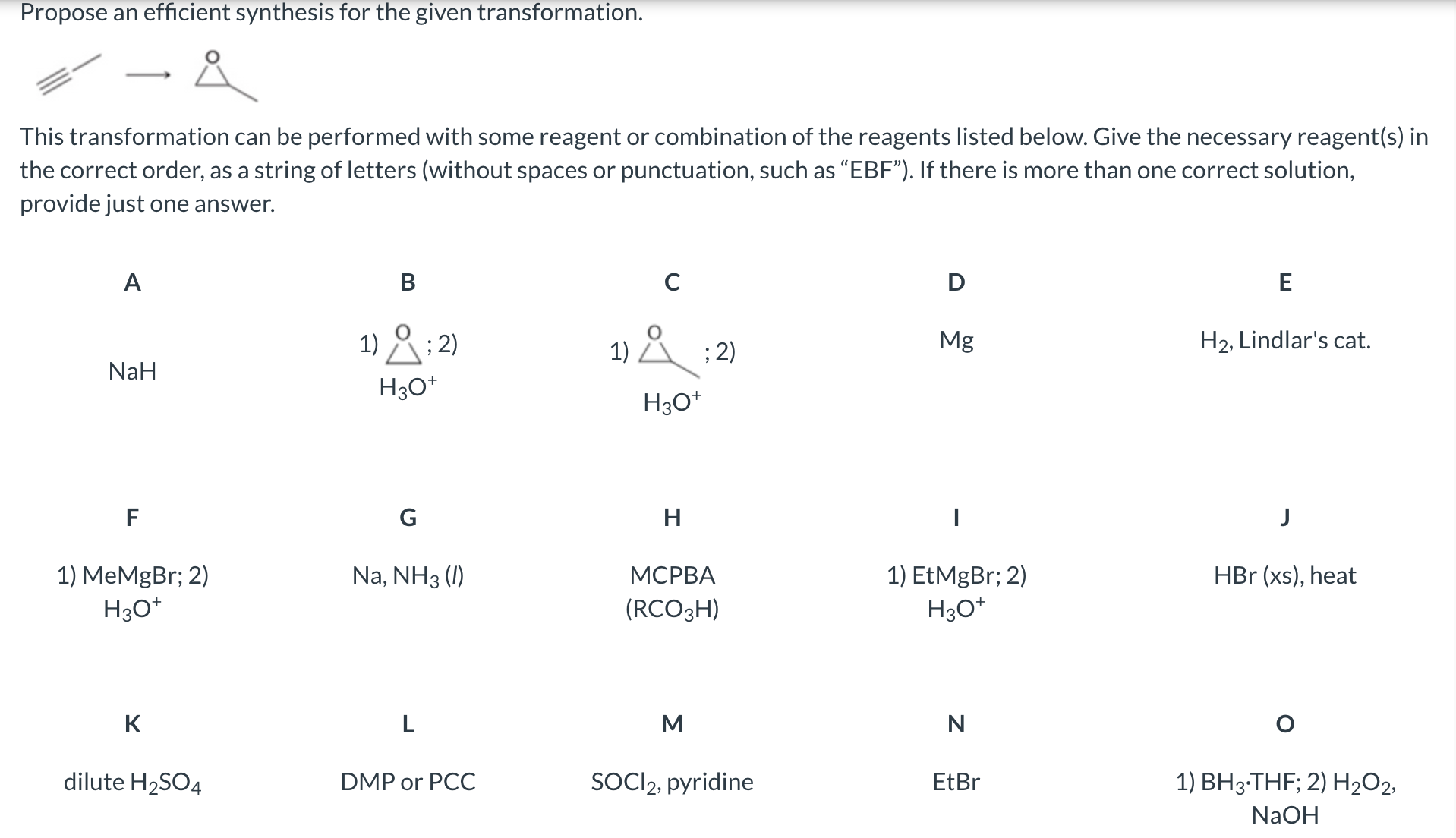 Solved Propose an efficient synthesis for the given | Chegg.com