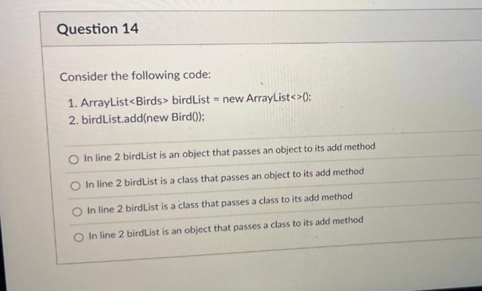 Solved What is true about constructors? Choose the best | Chegg.com