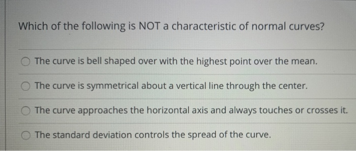 Solved which of the following is NOT a characteristic of | Chegg.com