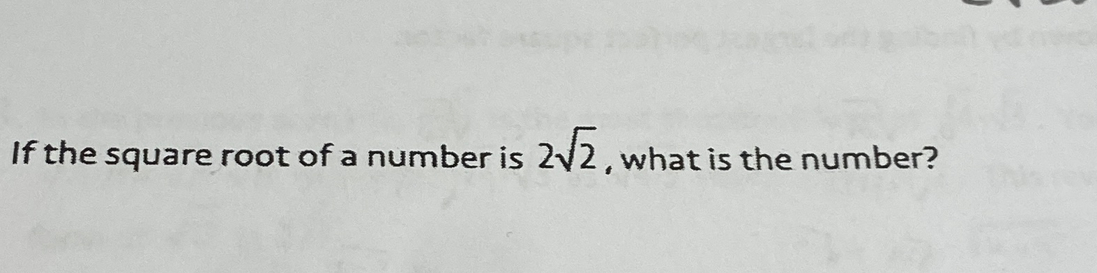 If the square root of a number is If the square root | Chegg.com