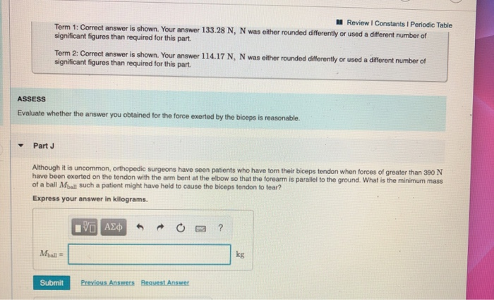 Solved Review Constants 1 Periodic Table Term 1: Correct | Chegg.com