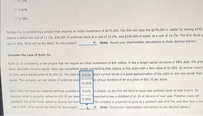 Solved The WACC is used as the discount rate to evaluate | Chegg.com