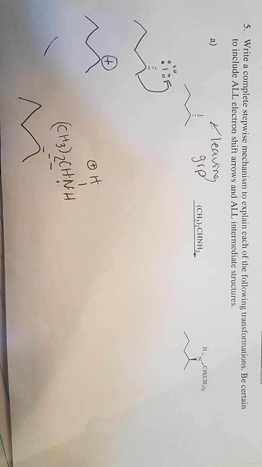 Solved 5. Write a complete stepwise mechanism to explain | Chegg.com