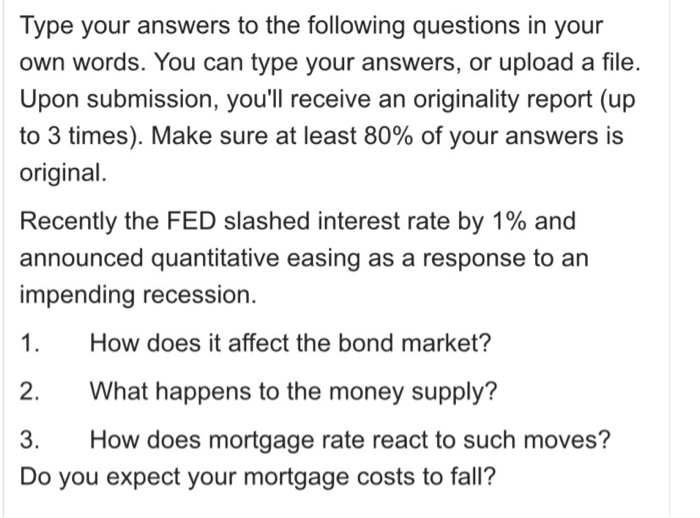Solved Type your answers to the following questions in your | Chegg.com