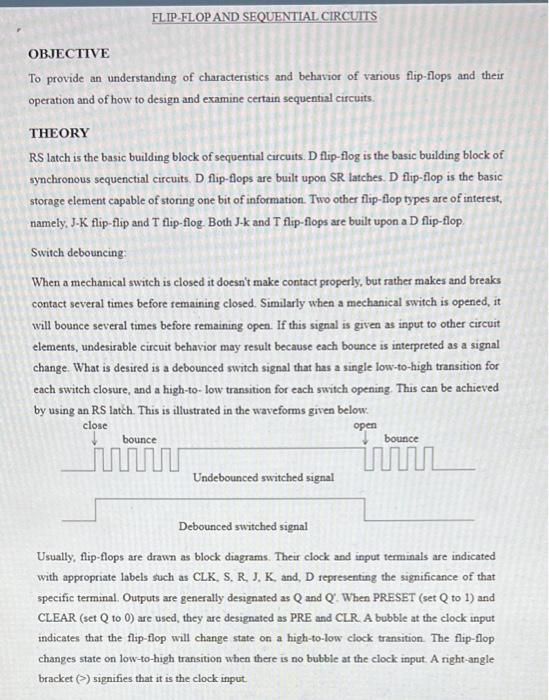Solved OBJECTIVE To provide an understanding of | Chegg.com