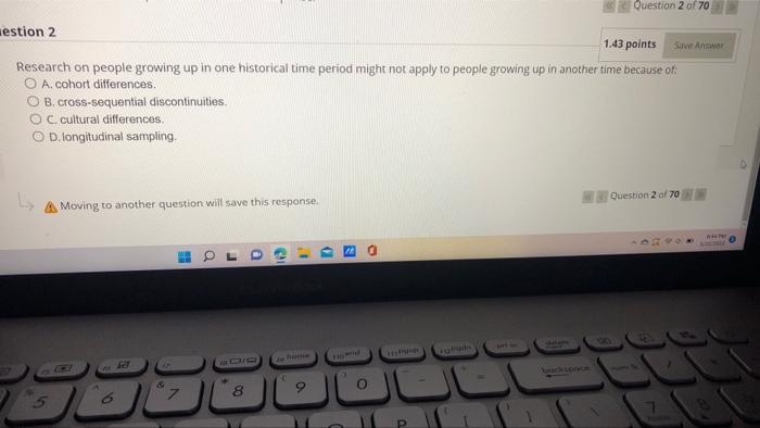 Solved estion 2 Question 2 of 70 1.43 points Save Answer | Chegg.com Solved estion 2 Question 2 of 70 1.43 points Save Answer | Chegg.com