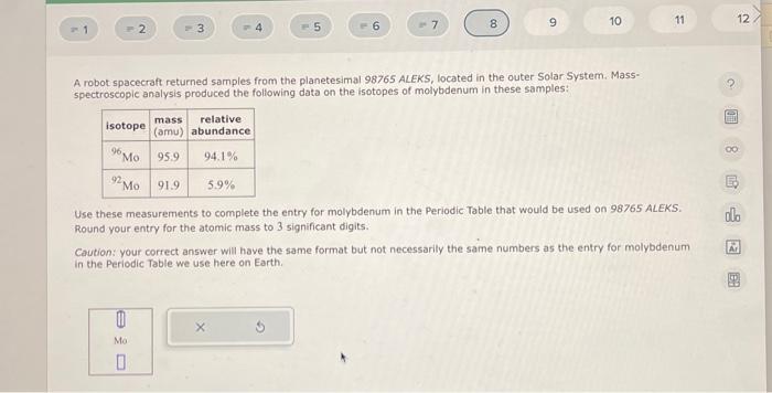 Solved A robot spacecraft returned samples from the | Chegg.com