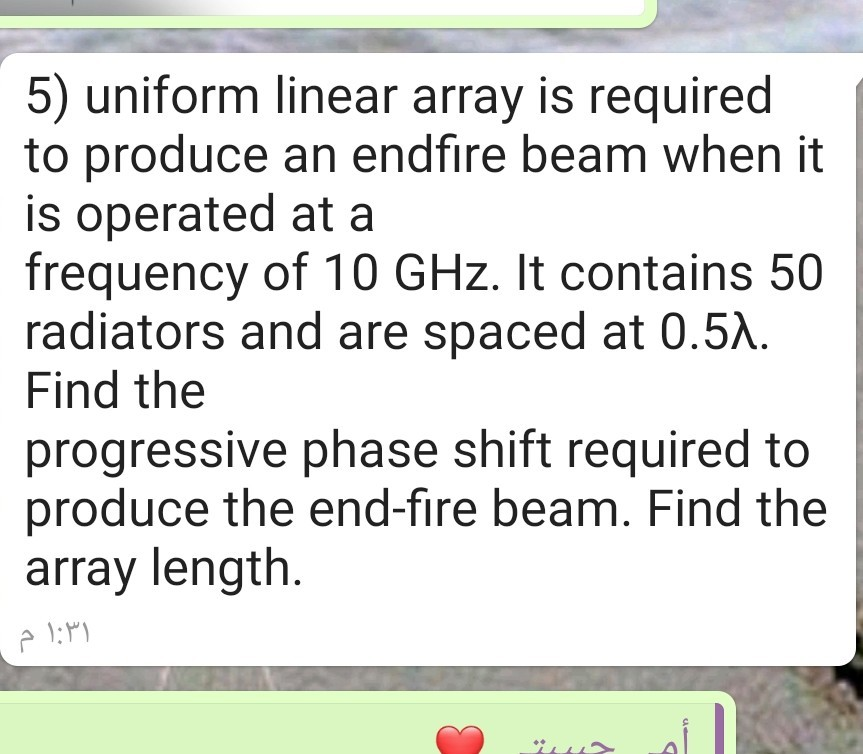 Solved 5) uniform linear array is required to produce an | Chegg.com