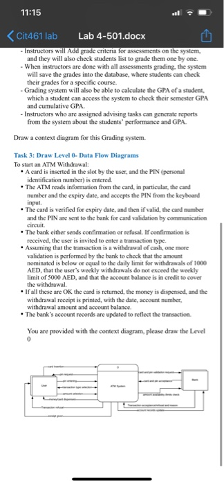 Task 1: Reading Data Flow Diagrams Refer to figure 1 | Chegg.com