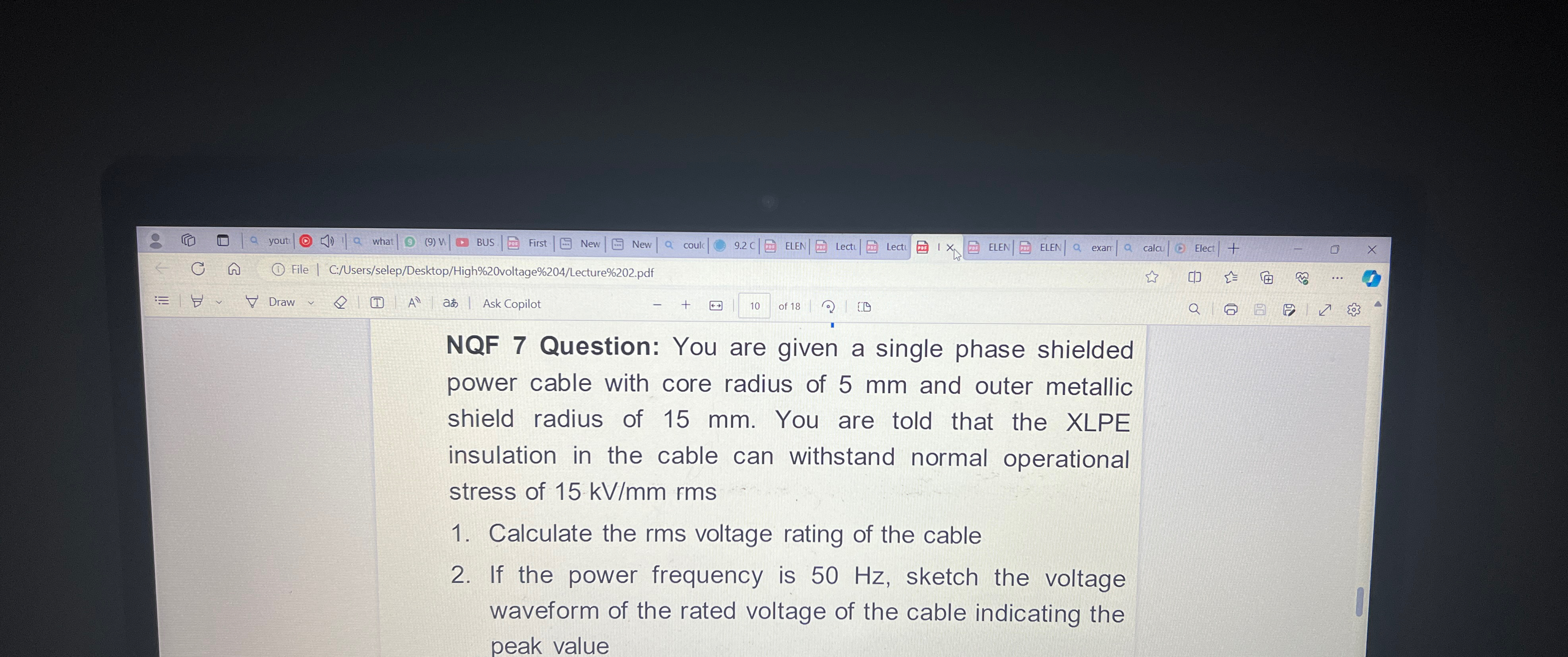 NQF 7 ﻿Question: You are given a single phase | Chegg.com