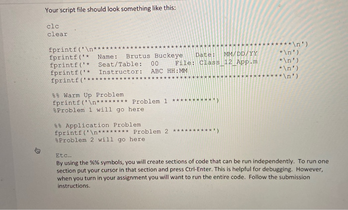 ENGR 1181 Class 12: Introduction to MATLAB . | Chegg.com