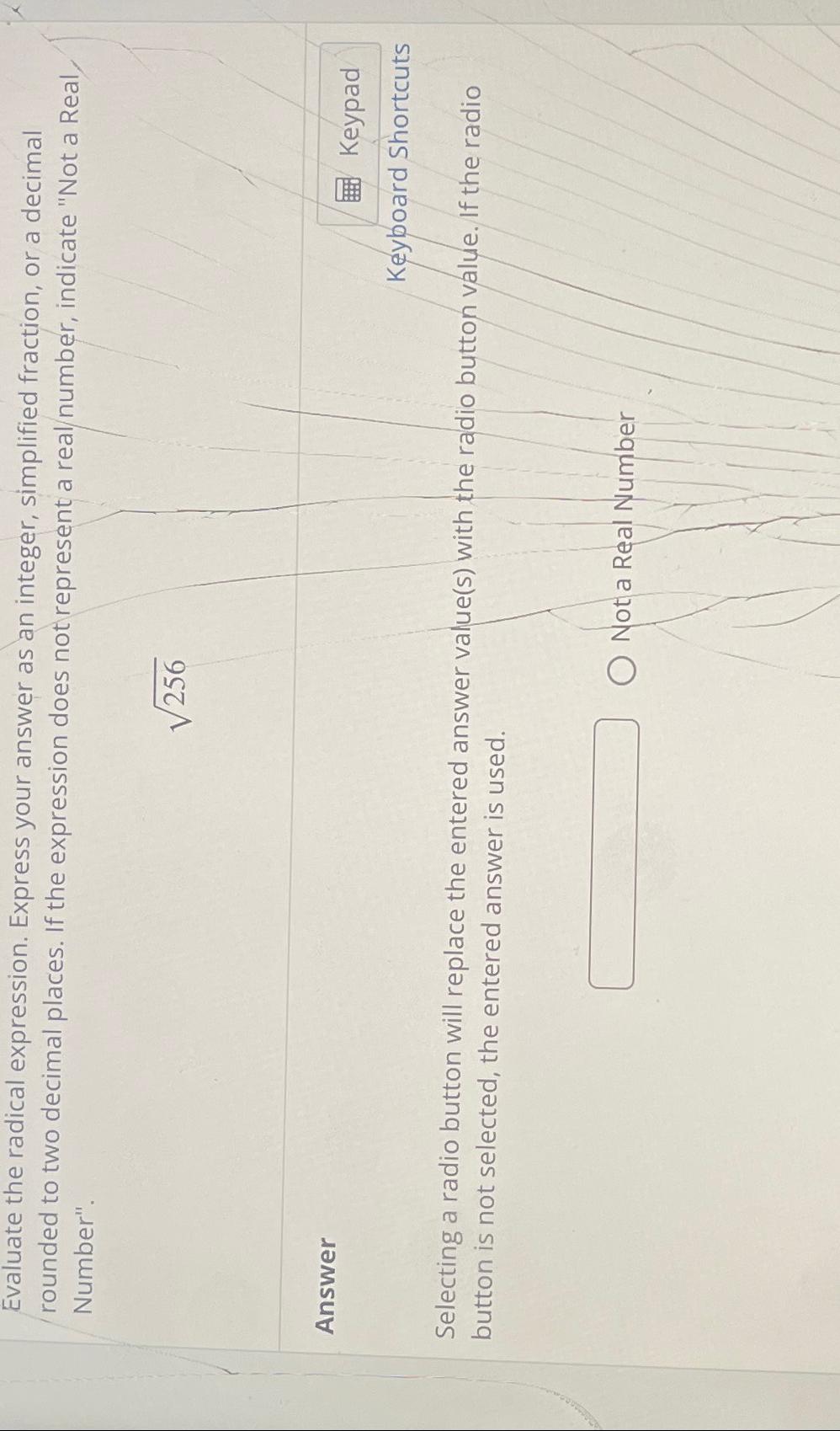 Solved Evaluate the radical expression. Express your answer | Chegg.com