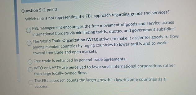 Solved Question 5 (1 ﻿point)Which one is not representing | Chegg.com
