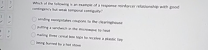 Solved Which of the fallowing is an example of a response | Chegg.com