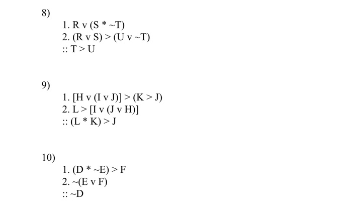 Solved Construct a formal proof of validity for each of the | Chegg.com