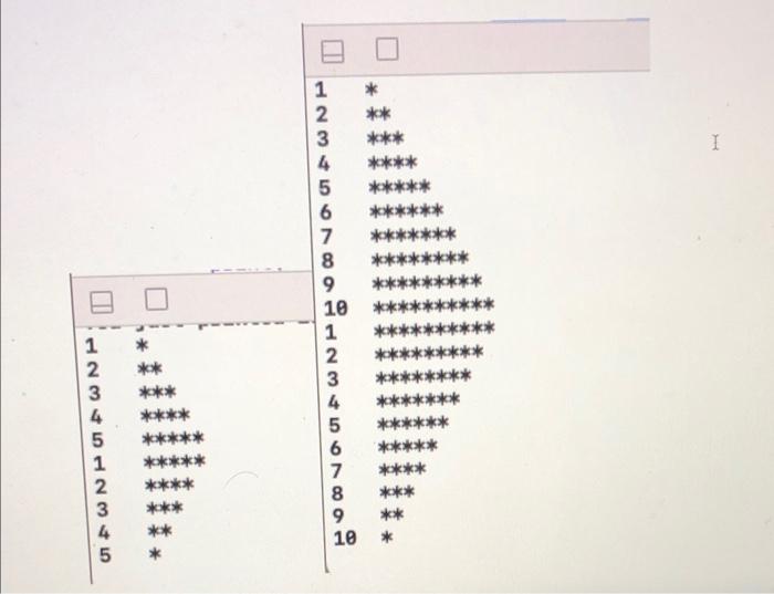 Solved Problem 2) You are required to use a nested for and | Chegg.com
