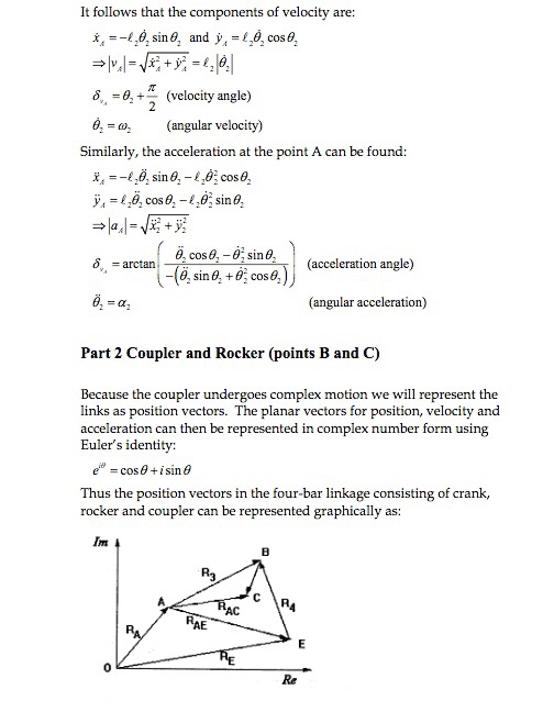 Kinematic and Dynamic Analysis of Linkage Mechanisms | Chegg.com