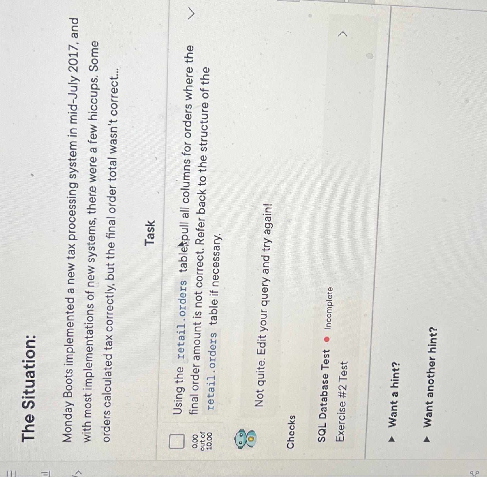 Solved The Situation:Monday Boots implemented a new tax | Chegg.com