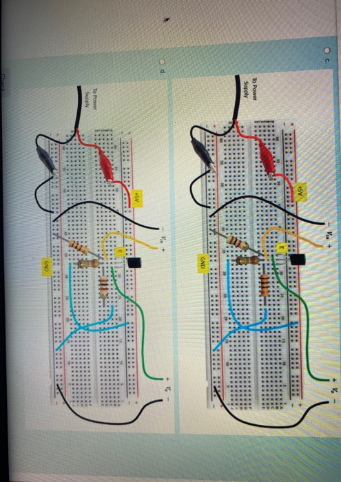 Solved Which breadboard setup correctly shows the BJT | Chegg.com