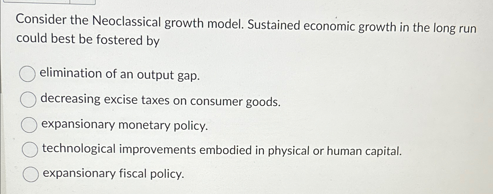 Solved Consider the Neoclassical growth model. Sustained | Chegg.com