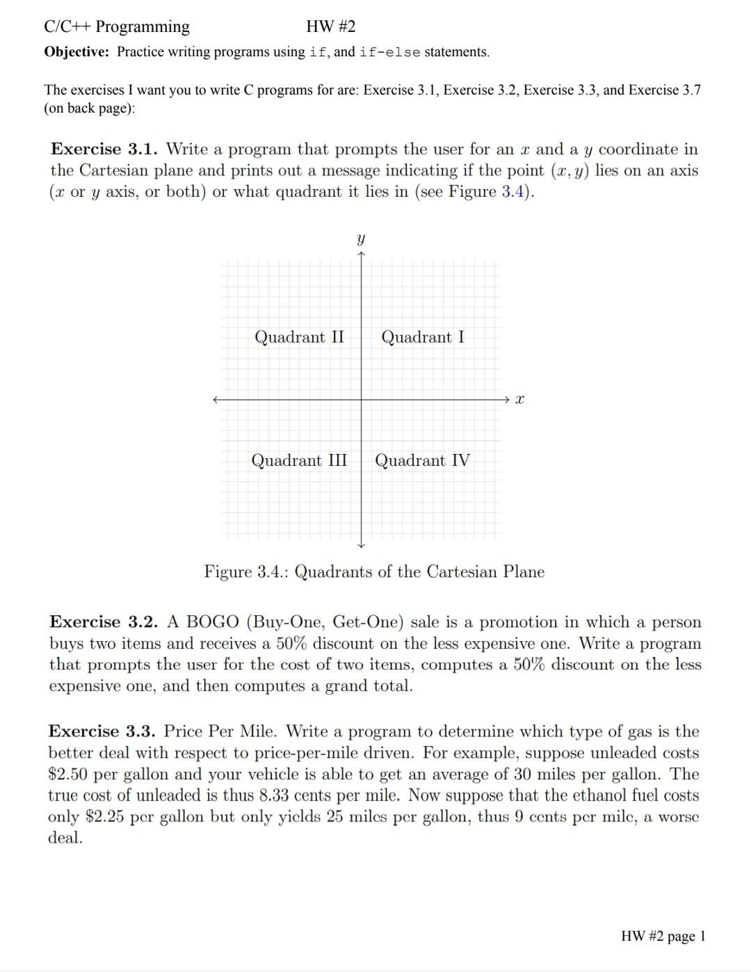 Solved C C Programming Hw 2 Objective Practice Writing