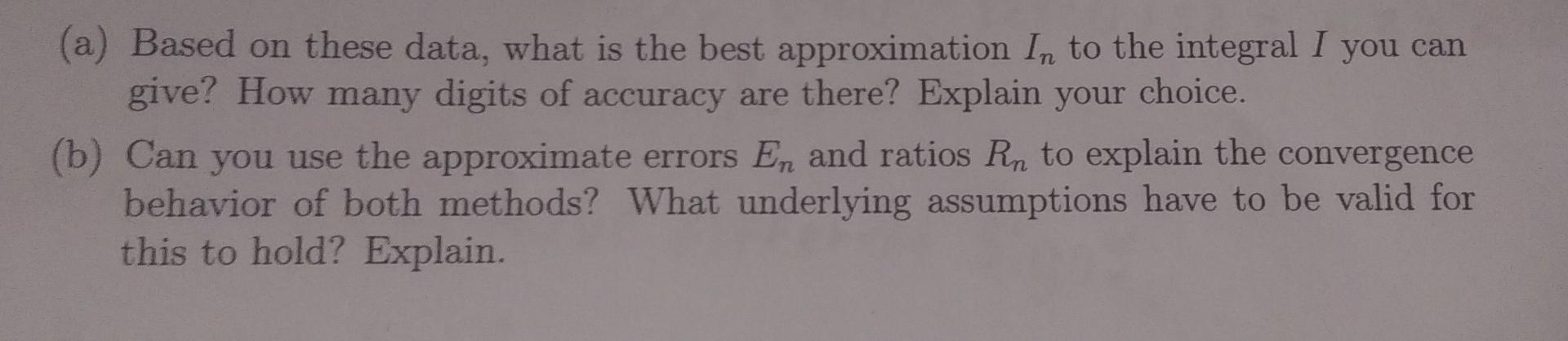 Solved The following tables were computed using two | Chegg.com