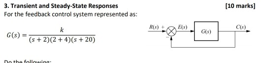 Solved 4. Root Locus and PID Compensator Design (10 marks] | Chegg.com