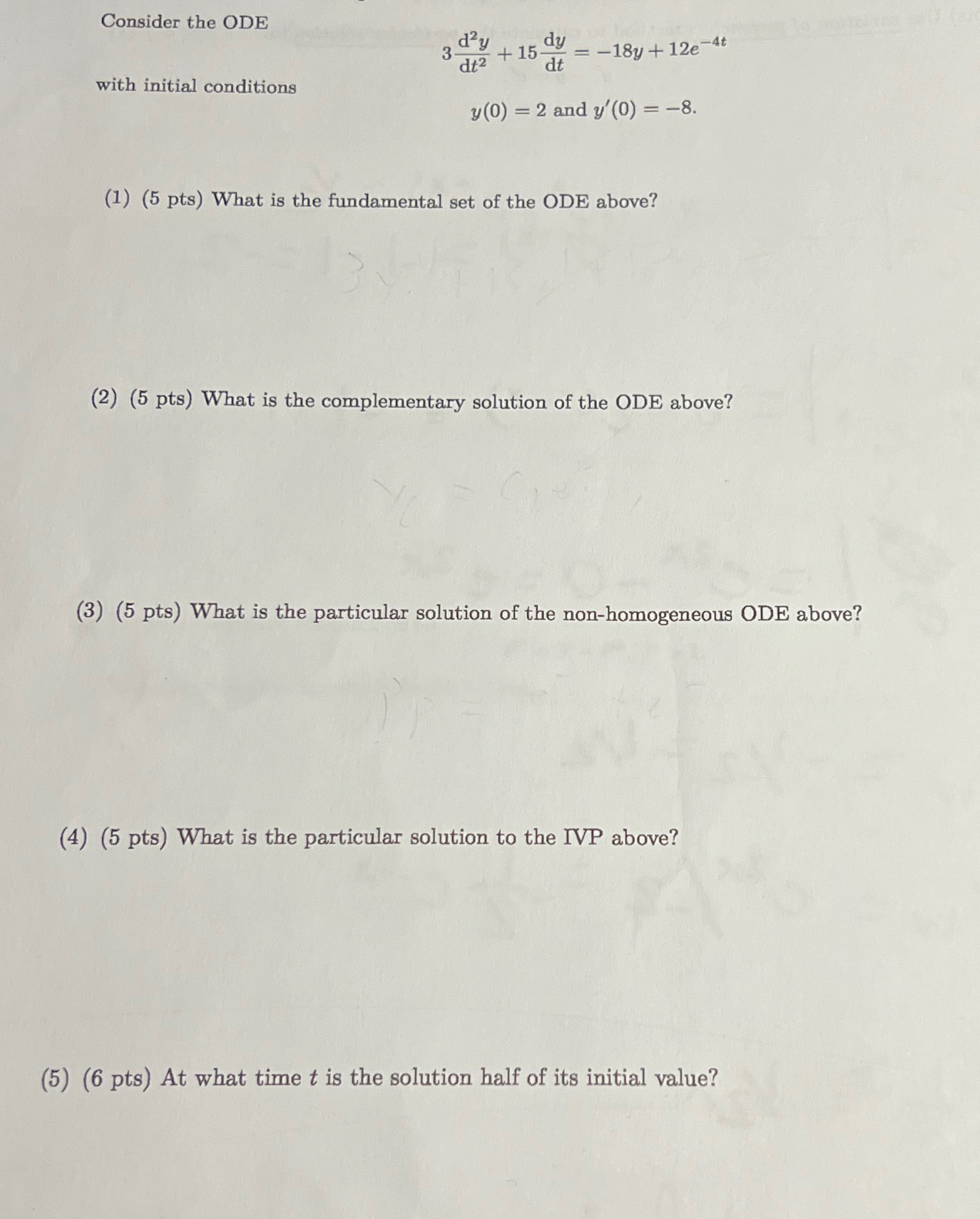 Solved I need help with this question, please show all steps | Chegg.com