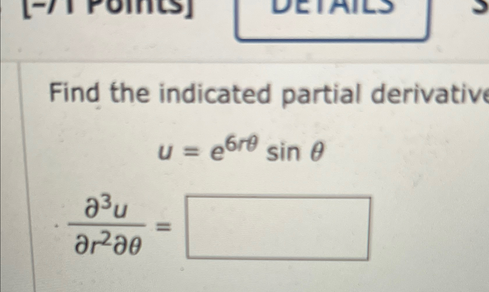 Solved Find the indicated partial | Chegg.com