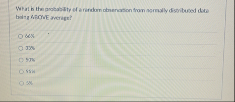 Solved What is the probability of a random observation from | Chegg.com