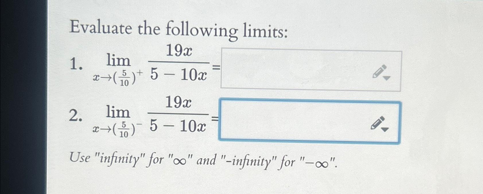 Solved Evaluate the following | Chegg.com