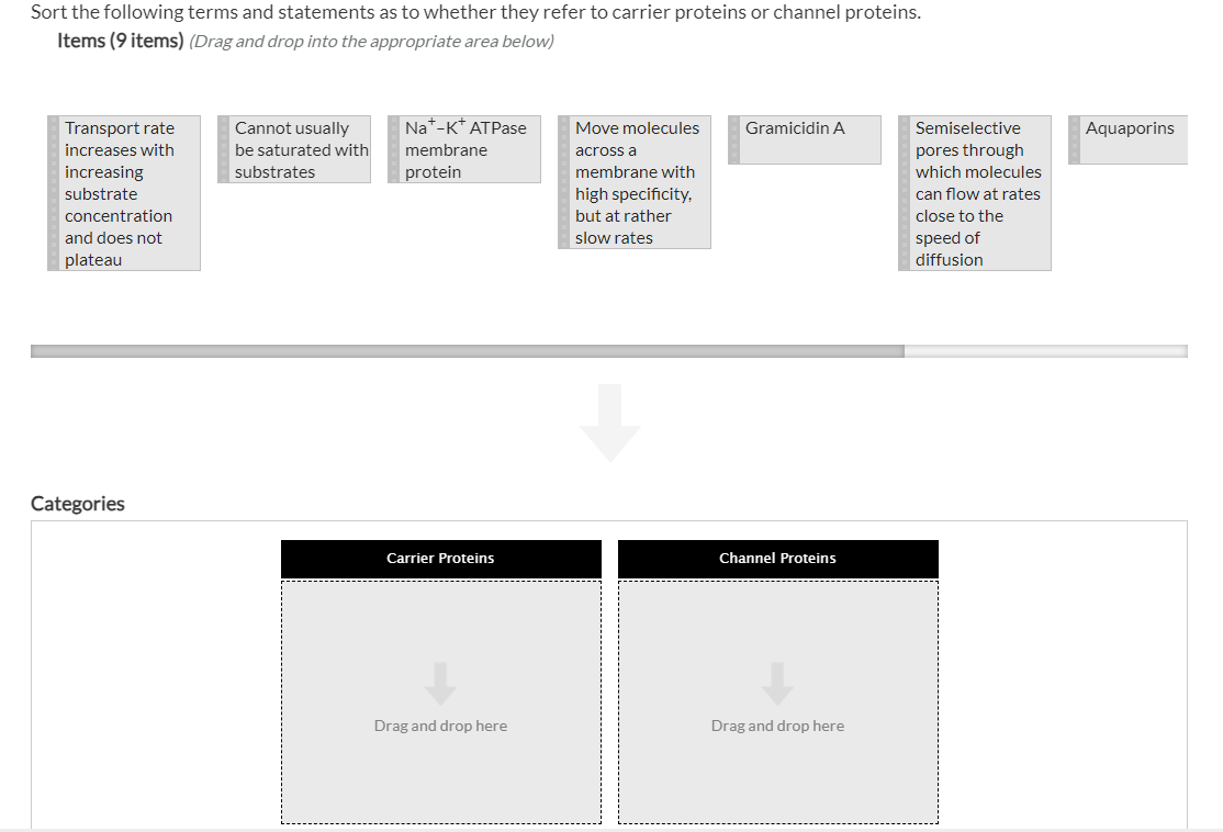 Solved Sort the following terms and statements as to whether | Chegg.com
