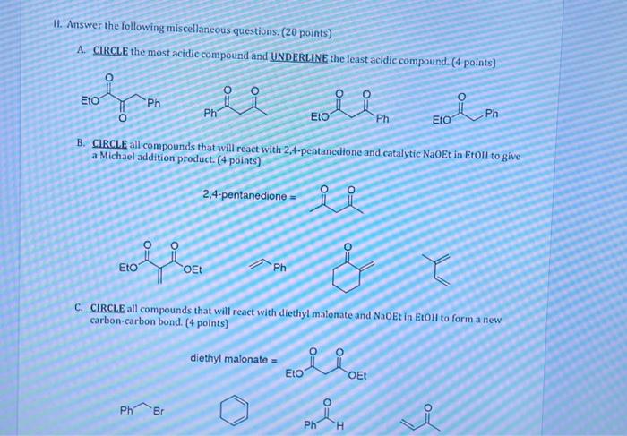 Solved 11. Answer the following miscellaneous questions. ( | Chegg.com