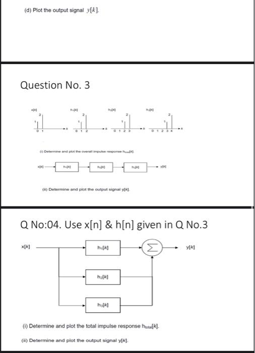 Solved Subject : Digital Signal ProcessingSolve it, and i | Chegg.com