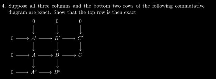 4. Suppose all three columns and the bottom two rows | Chegg.com