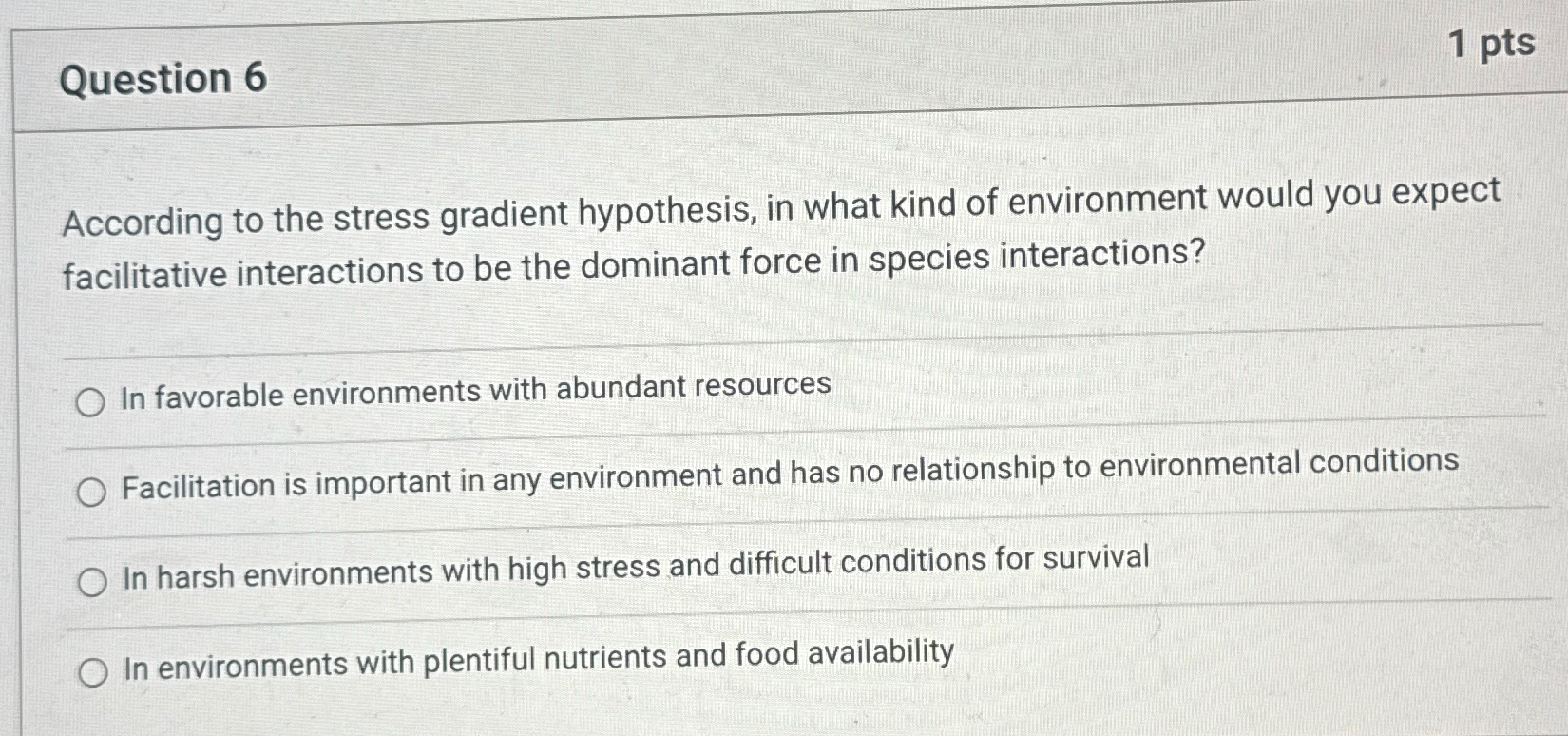 Solved Question 61ptsAccording to the stress gradient | Chegg.com